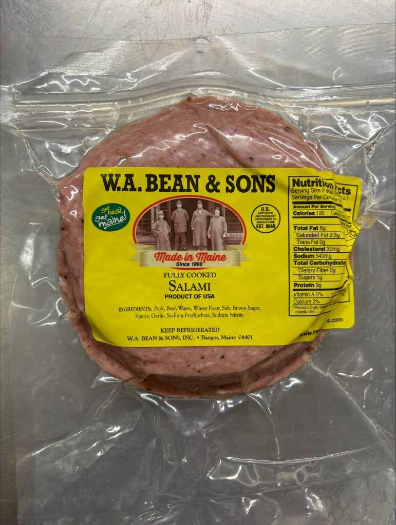 Bean's American Salami -12oz - W.A. Bean & Sons